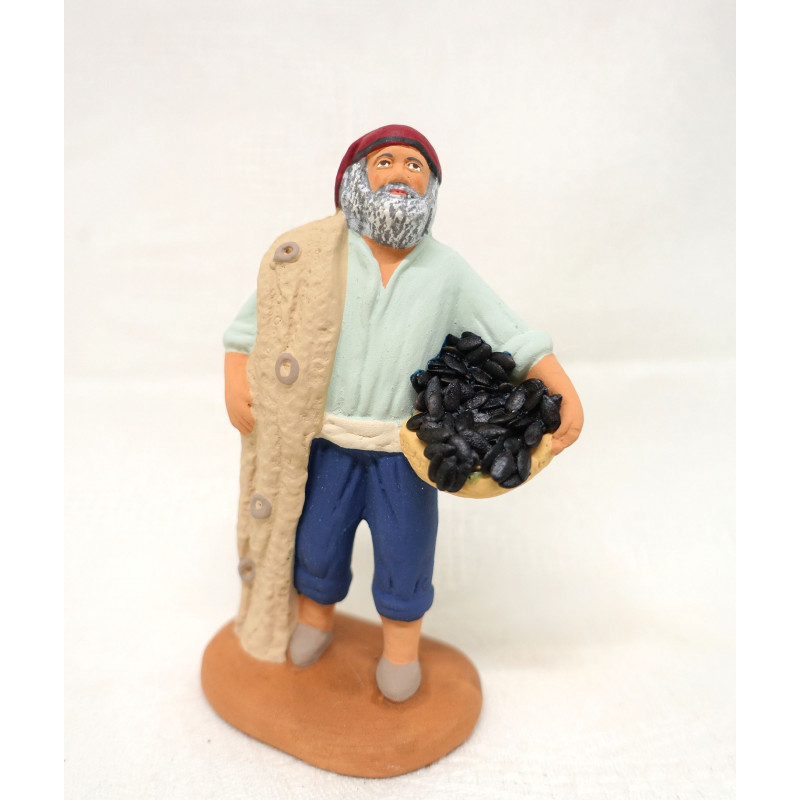 Santon pêcheur de mer 9 cm, Santons de Provence, Santons Cavasse Fery